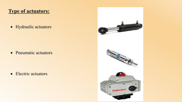 Michanical actuators | PPT