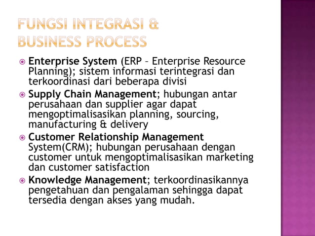 Sistem Informasi Manajemen - Loudon Ch.2 | PPSX