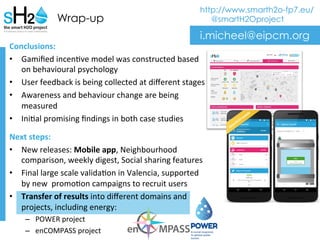 Public awareness and feedback – Insights from the SmartH2O project | PPT