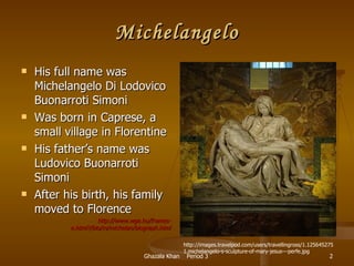 Michelangelo | PPT | Christianity | Religion & Spirituality