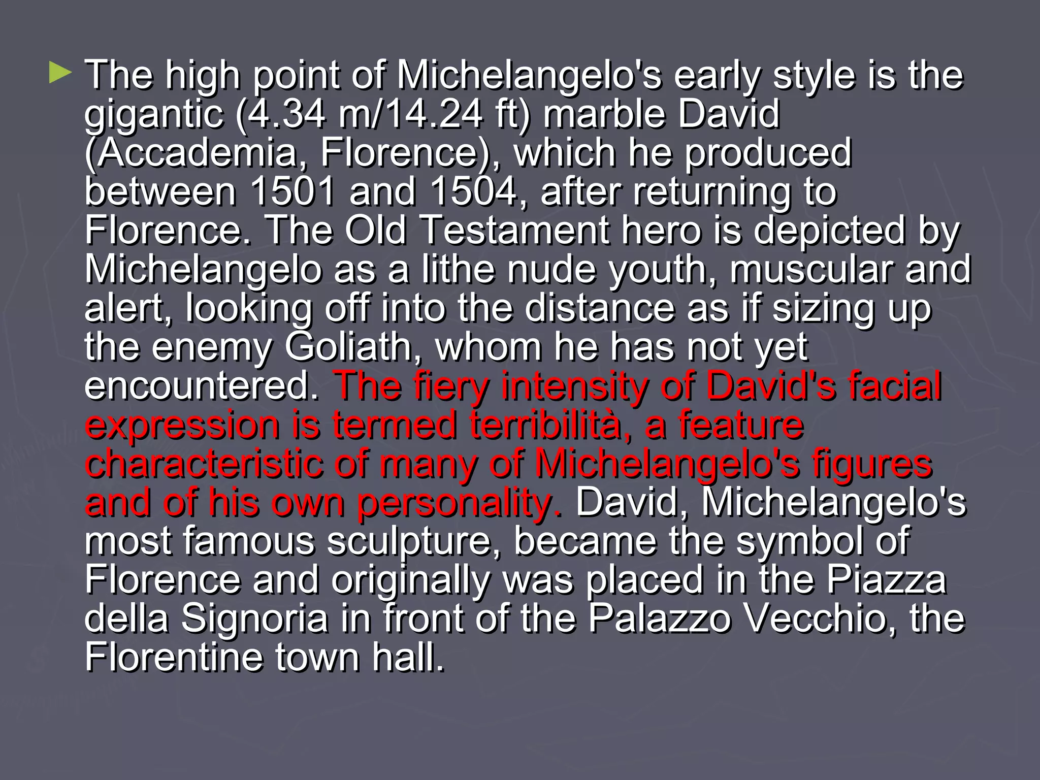 Michelangelo | PPT