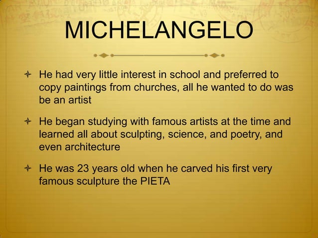 Michelangelo | PPT