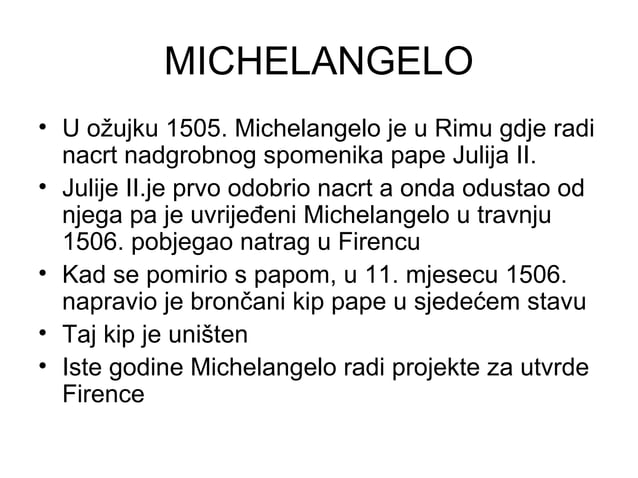 Michelangelo | PPT