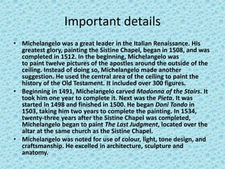 Michelangelo | PPTX