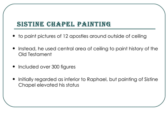 Michelangelo Buonarroti - His Paintings & Impact (Edited) | PPT ...