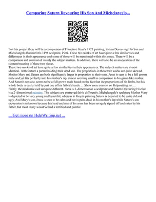 Michelangelo Buonarroti Research Paper | PDF