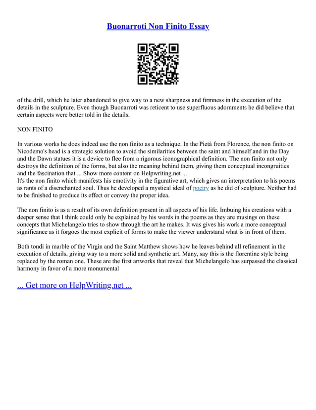 Michelangelo Buonarroti Research Paper | PDF