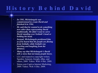 Michelangelo's David[1] | PPT