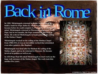 Michelangelo Finished Ppt