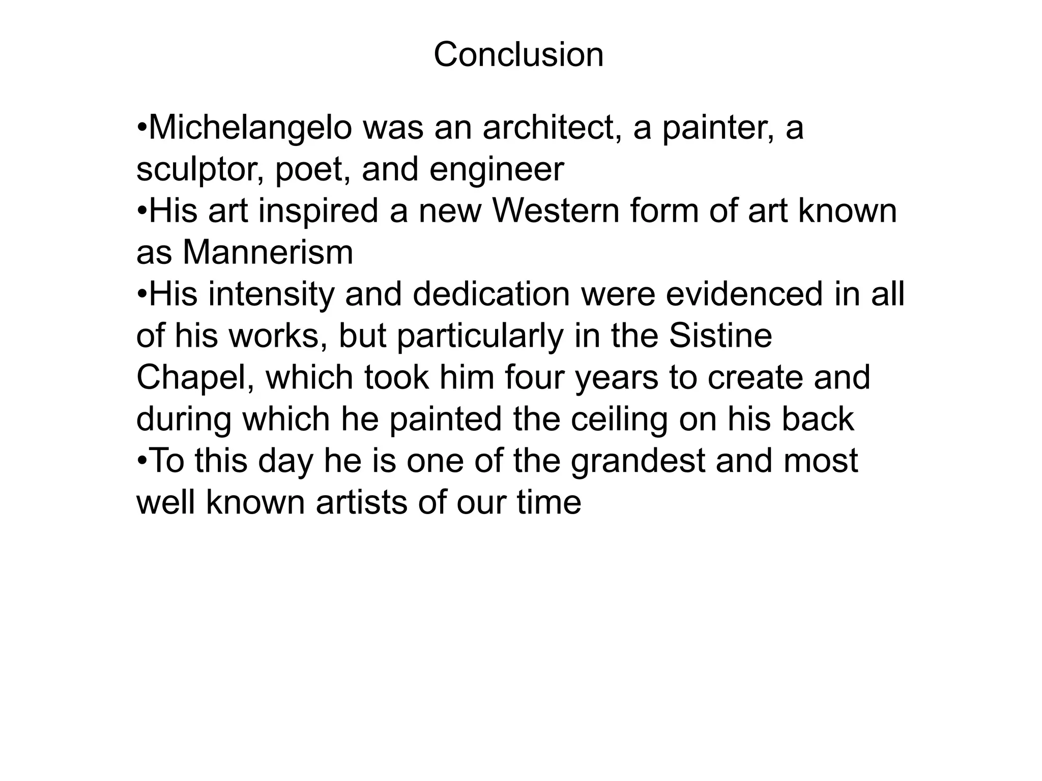 Michelangelo powerpoint | PPTX