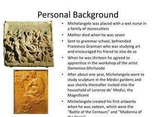 Michelangelo powerpoint | PPTX