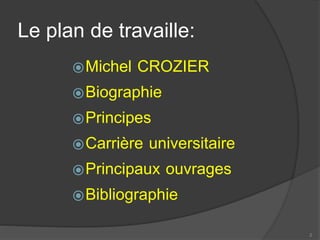 Michel crozier | PPT