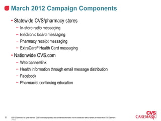 Michele Polgar CVS Colon Cancer Awareness Campaign | PPTX