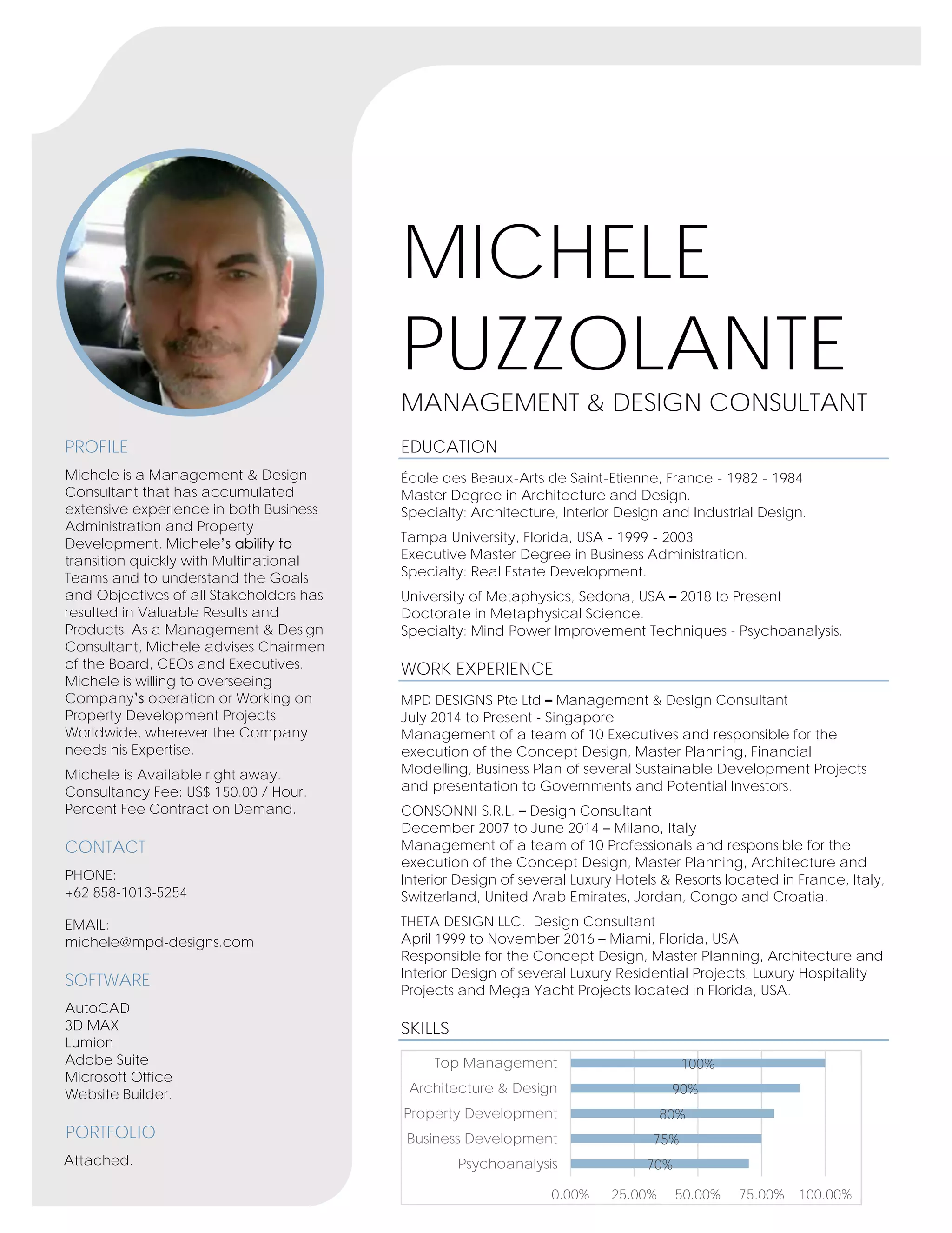 MICHELE PUZZOLANTE RESUME 2020 | PDF