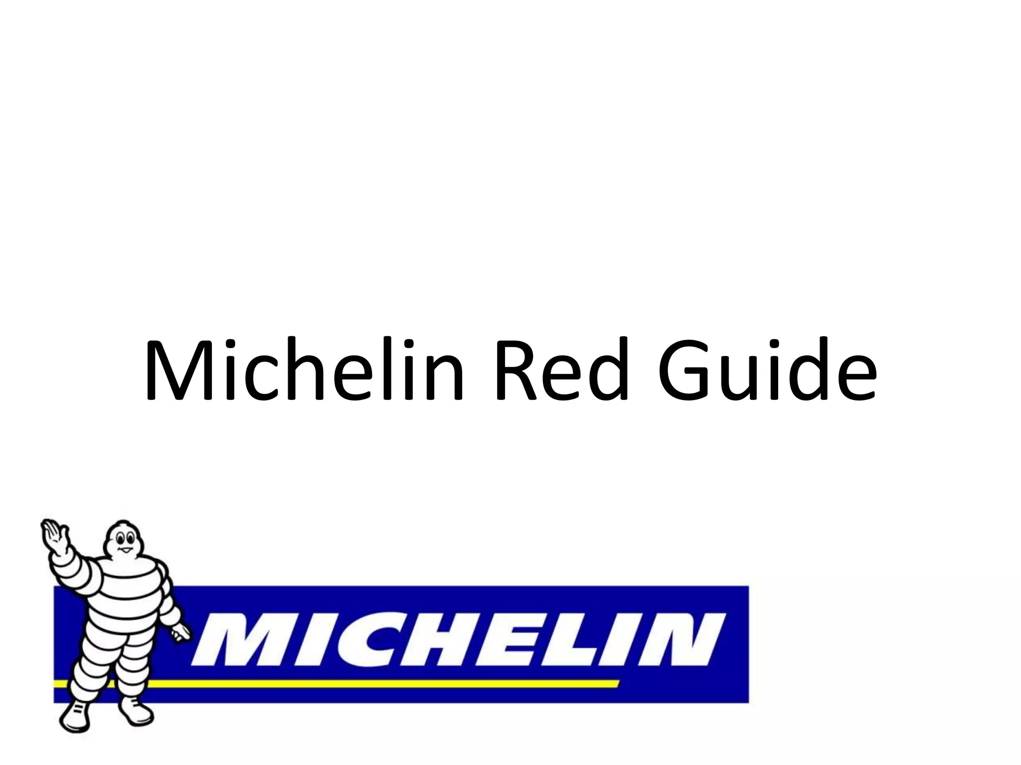 Michelin guide | PPTX