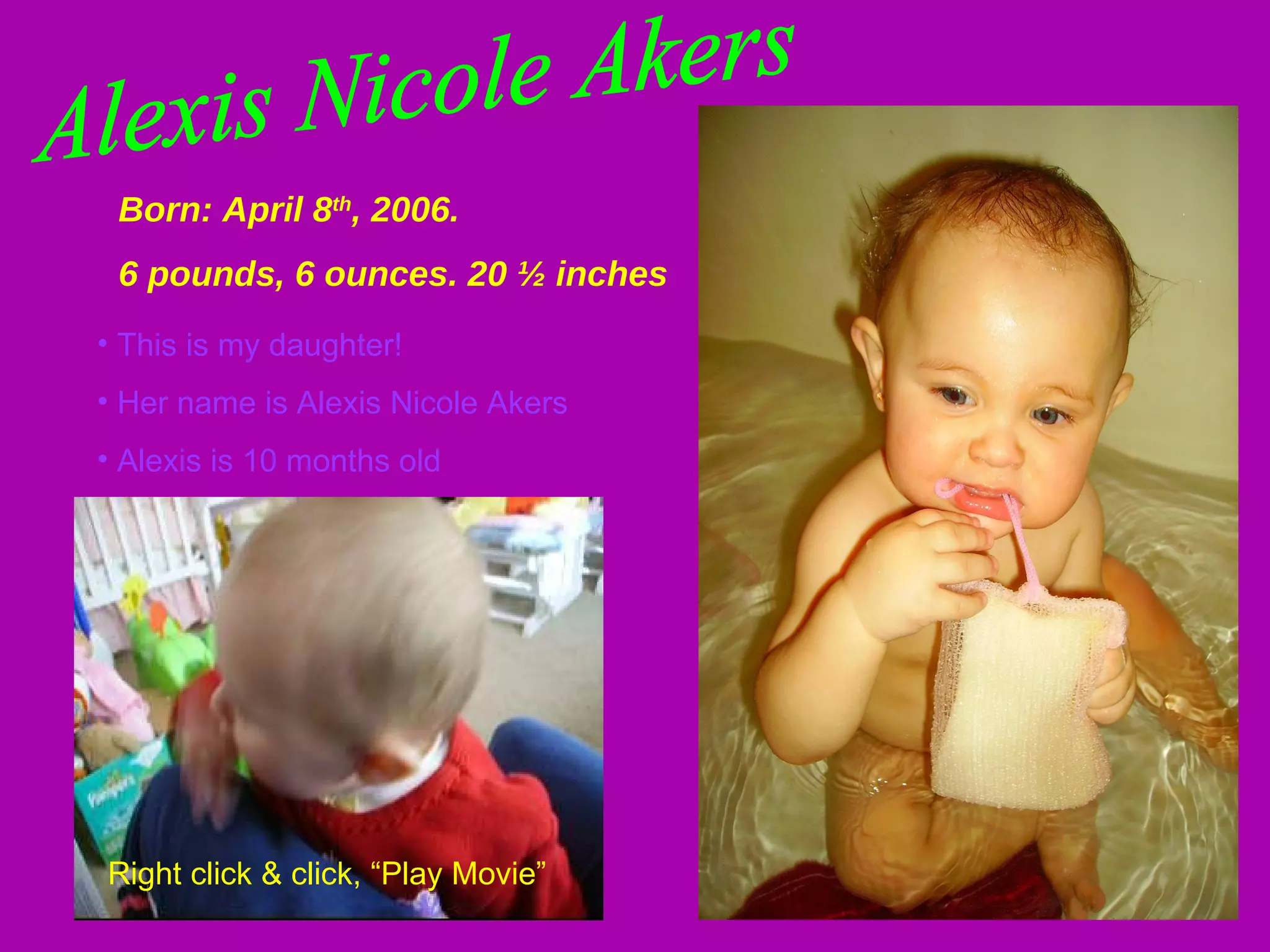 Michelle Allen All About Me | PPT