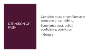 Faith | PPT
