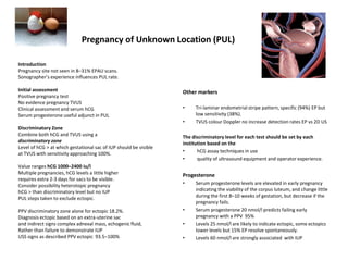 Gynaecology - Early Pregnancy Complication | PDF