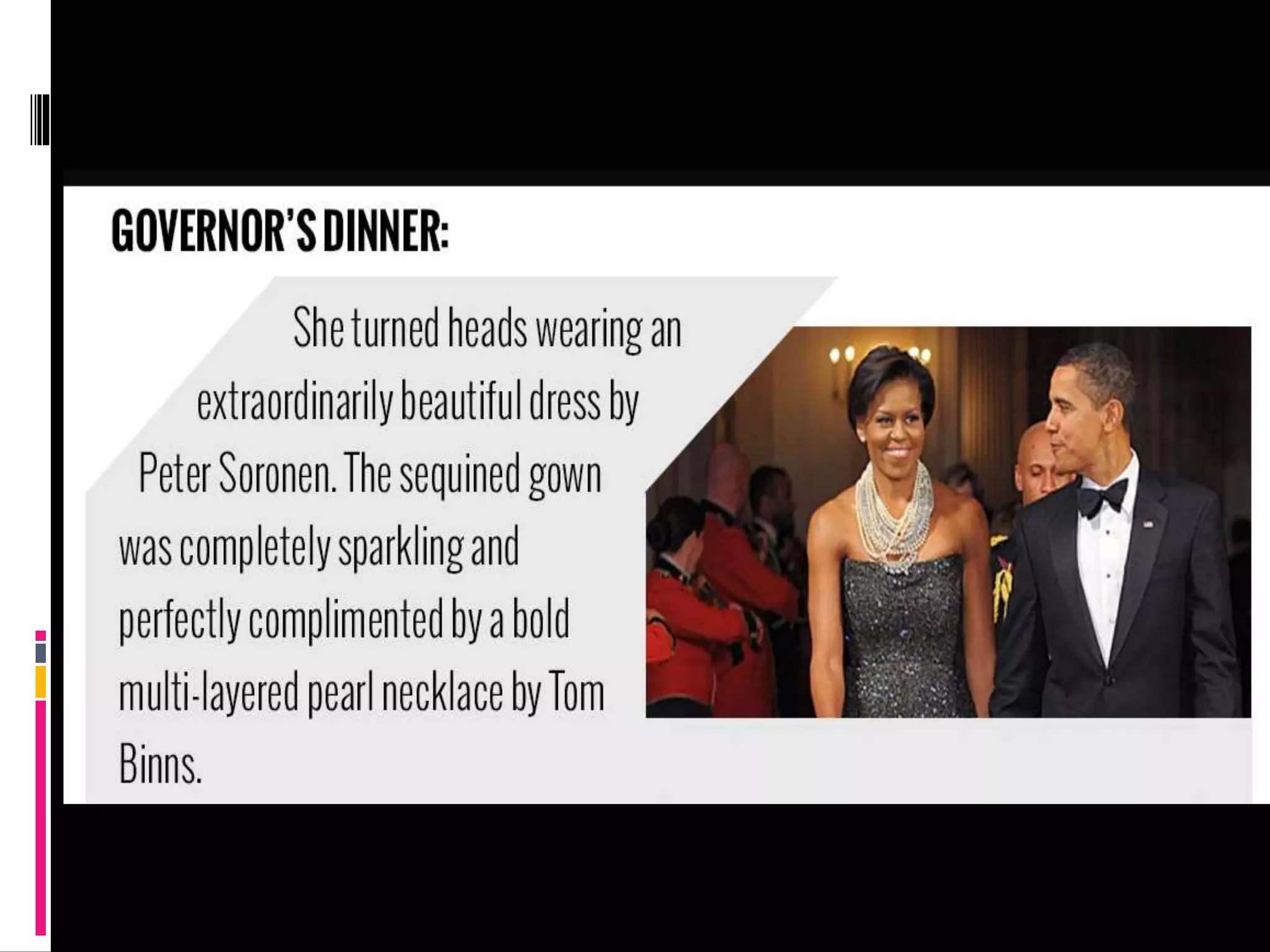 Michelle obama’s-pearl-jewelry | PPTX