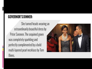 Michelle obama’s-pearl-jewelry | PPTX