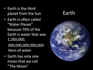 Compare and Contrast Between Earth and | PPTX
