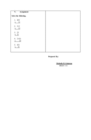 Lesson Plan In Mathematics 3 | DOCX
