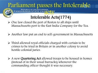 colonial america and the revolutionary war | PPTX