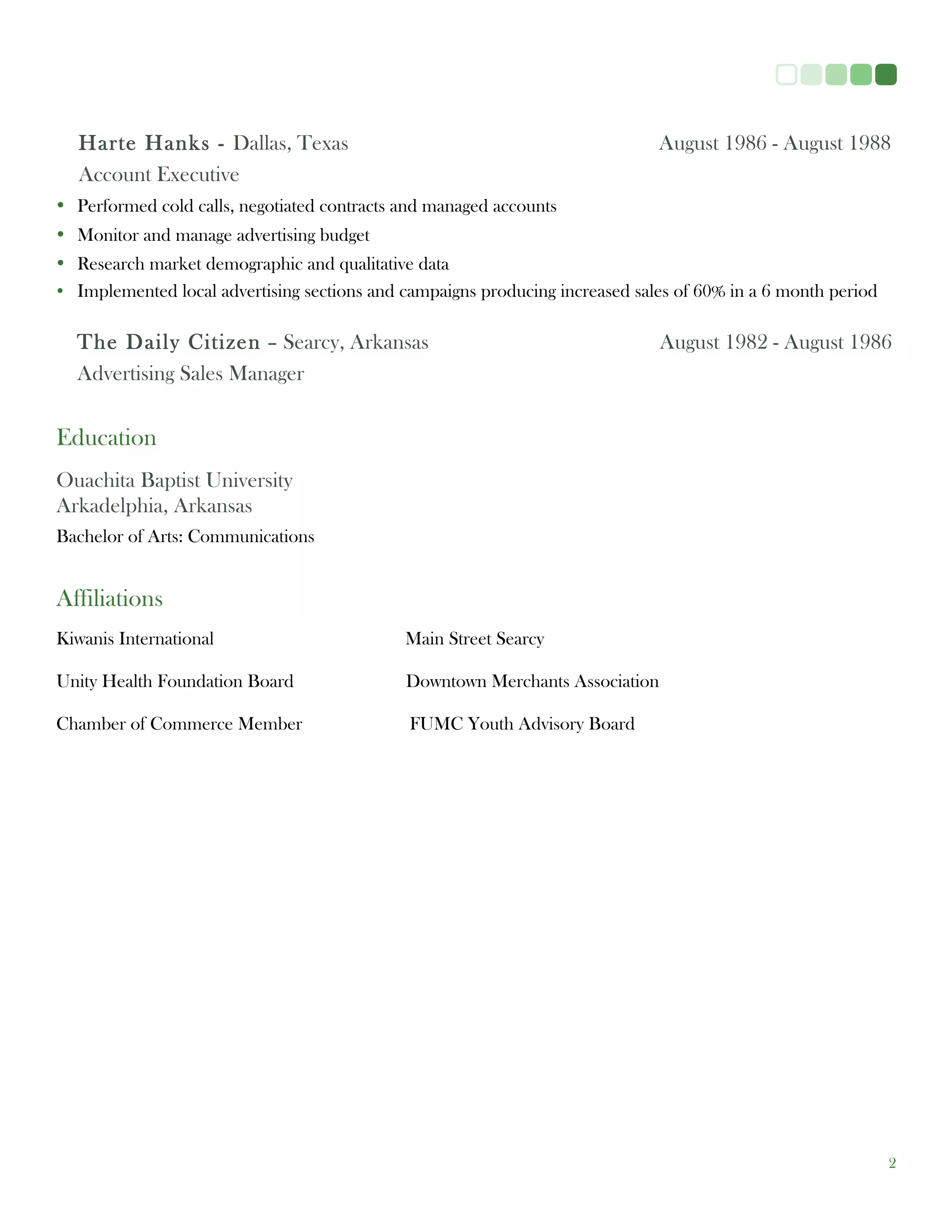 Michelle Cothern Resume | PDF