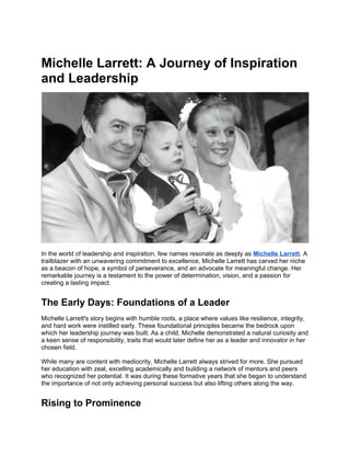 Michelle Larrett_ A Journey of Inspiration and Leadership (1).docx
