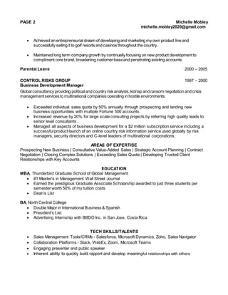 Michelle Mobley Resume | PDF