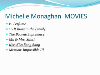 Michelle Monaghan Biography | Biography of Michelle Monaghan | PPTX