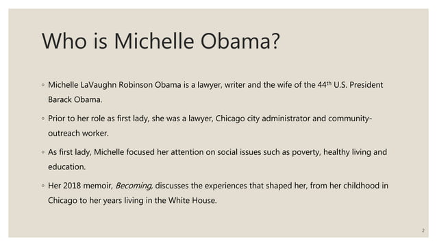 Michelle Obama | PPT