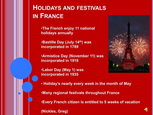 The Culture of France | PPTX