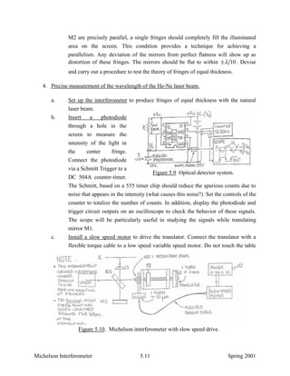 Michelson interferometer | PDF
