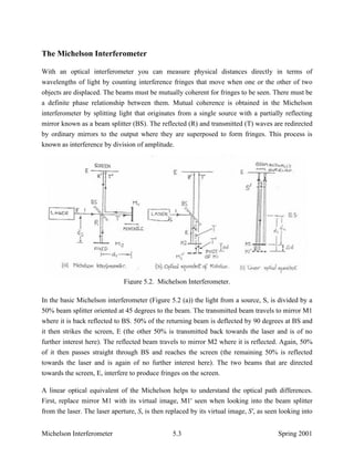 Michelson interferometer | PDF