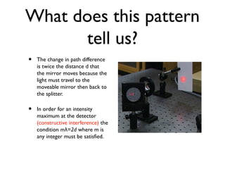 Michelson interferometer | PPT