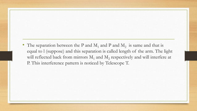 Michelson morley experiment | PPTX | Physics | Science