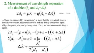 Michelsons interferometer | PPTX