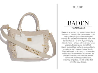 Miche Luxe Spring 2013 Collection | PPSX