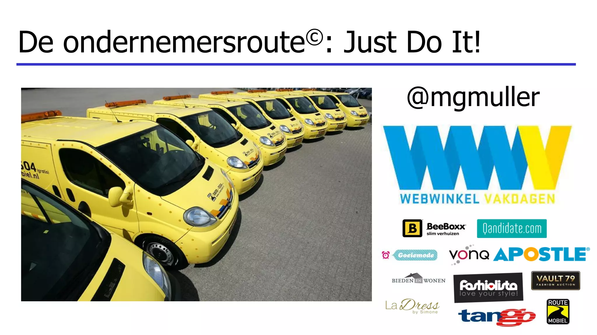 Presentatie WWV14: 'De ervaringen van een Social Entrepreneur' door ...