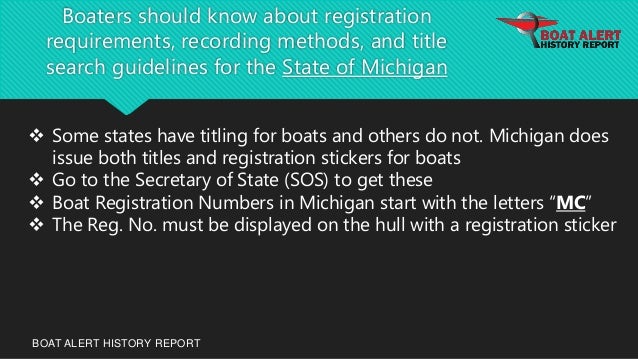 Michigan boat registration | PPTX