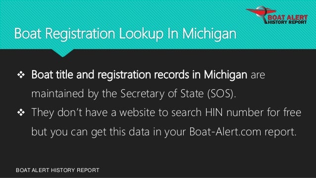Michigan boat registration | PPTX