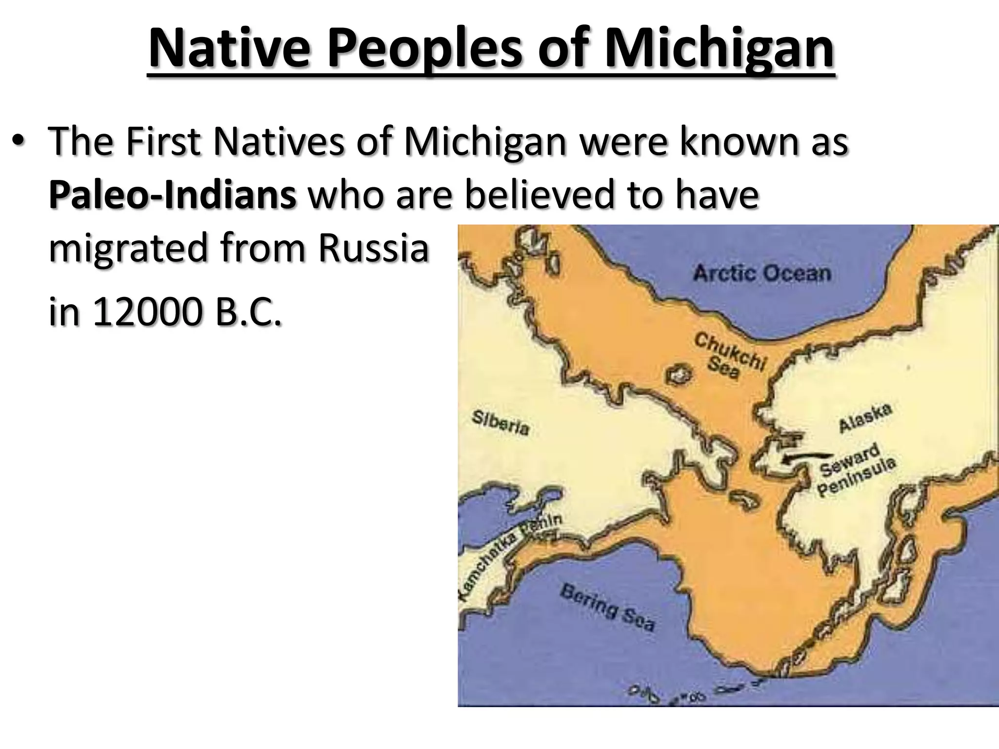 Michigan early history | PPTX