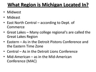 Michigan early history | PPTX