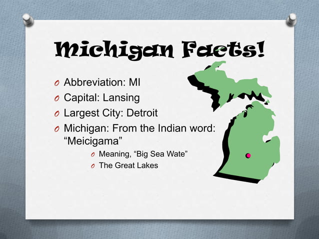 Third Grade Michigan Studies | PPTX