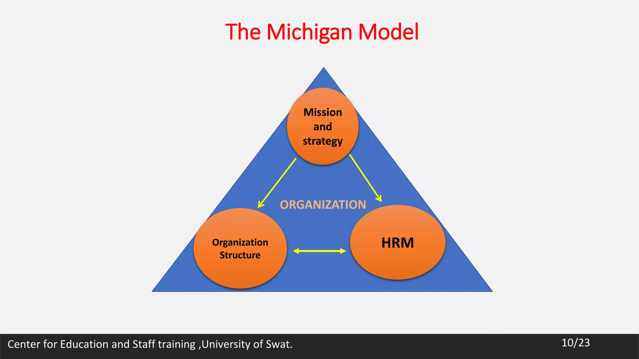 The Michigan model | PPTX