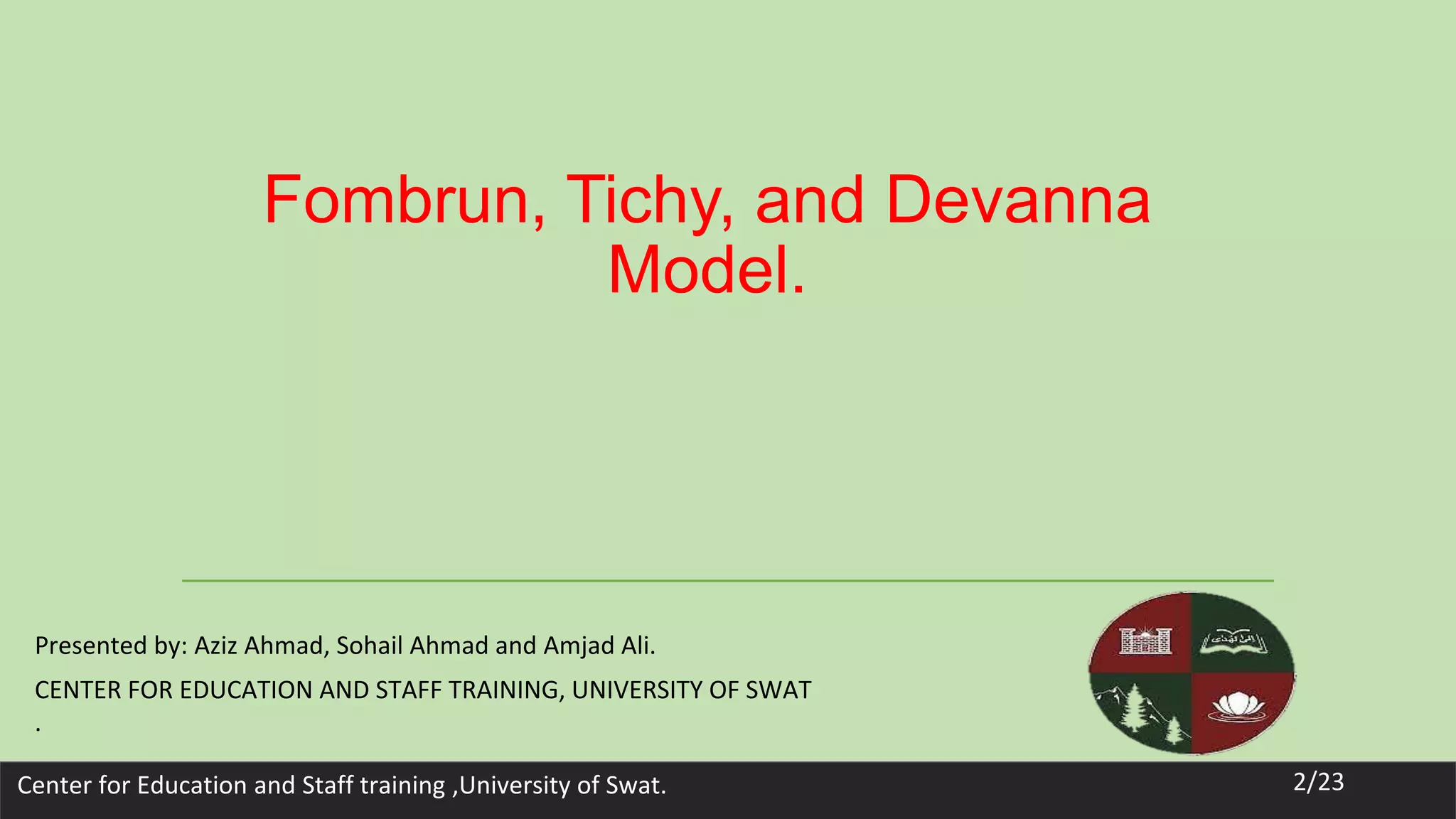 The Michigan model | PPTX