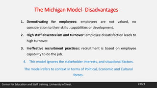 The Michigan model | PPTX