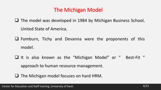 The Michigan model | PPTX