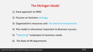 The Michigan model | PPTX